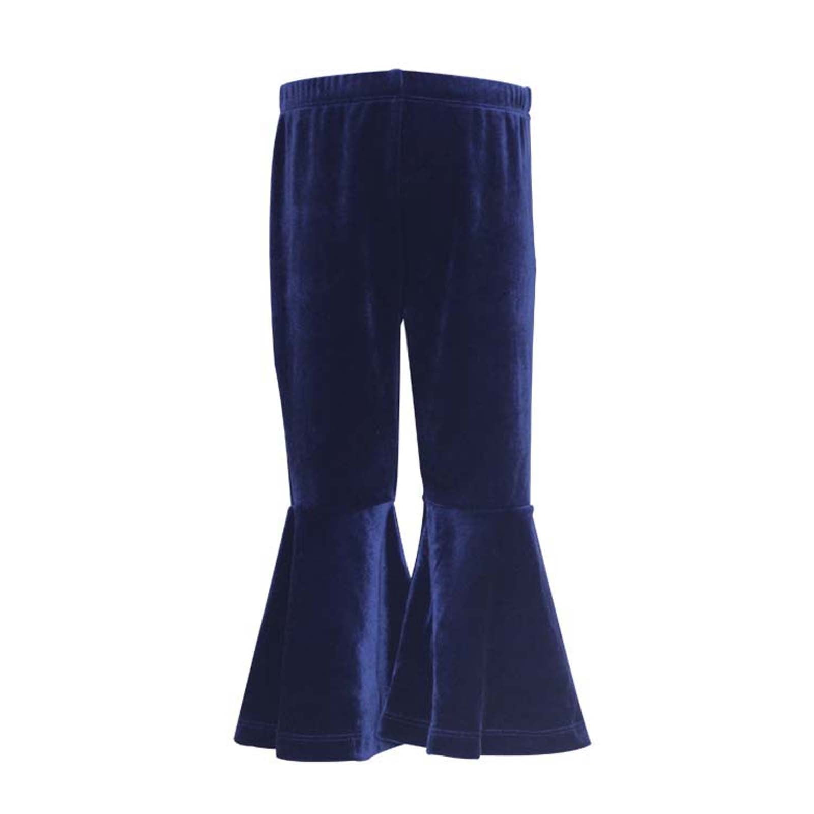 Sentuca Girls Pants Girls Dressy Bottom Flare Pants Kids School Uniform ...
