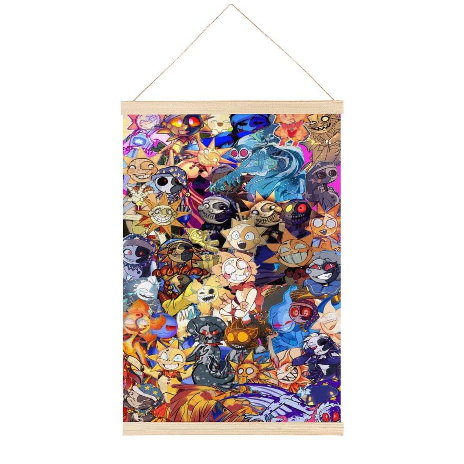 Sundrop Moondrop Poster Wall Art Decor Hanging Paintings Wood Frame ...