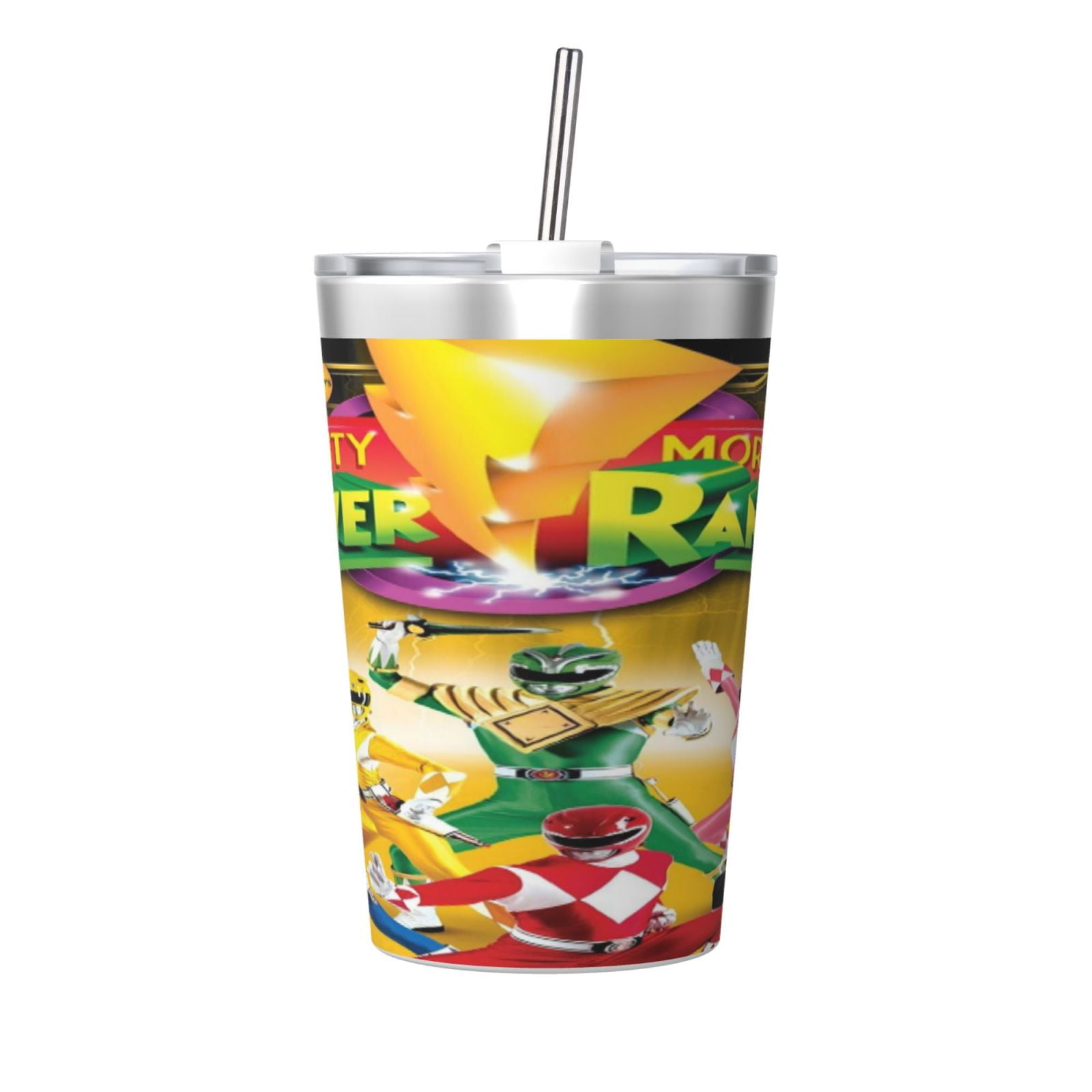 Power Rangers Insulated Tumbler Anime Travel Coffee Mug 12 Oz Stainless ...