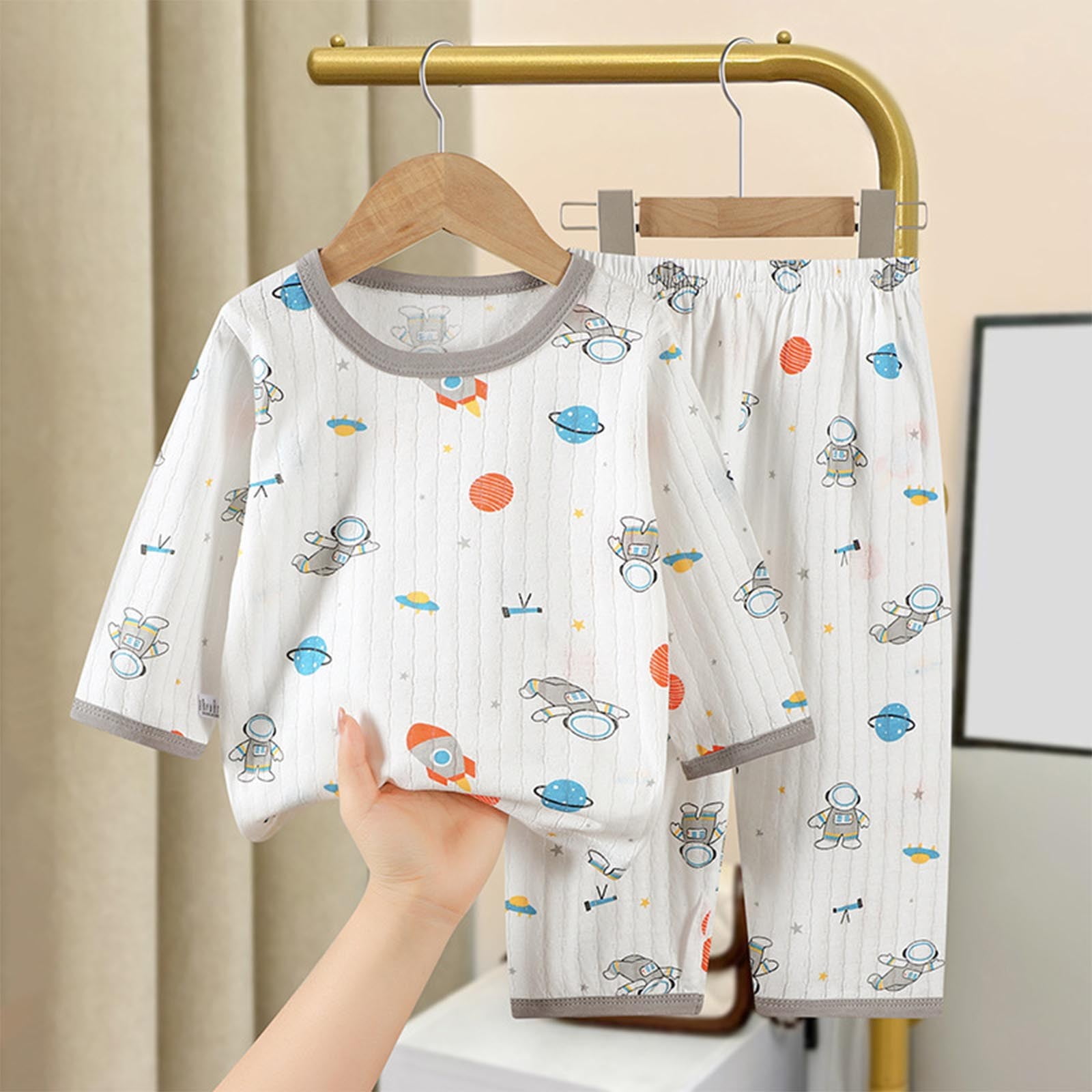 Sentuca Toddler Girl Clothes - Kids Outfit Sets Boys Long Sleeve Shirts ...