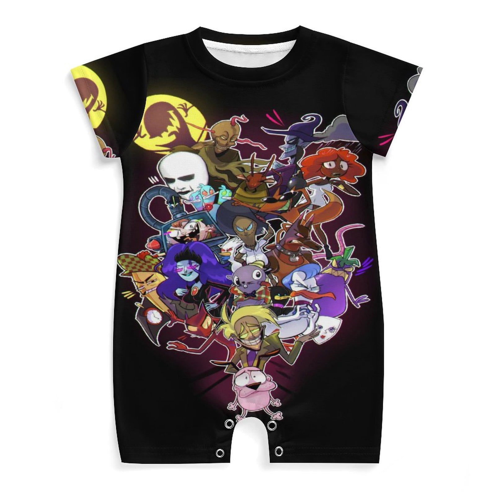 Courage The Cowardly Dog Newborn Baby Romper Clothing Infant Short ...