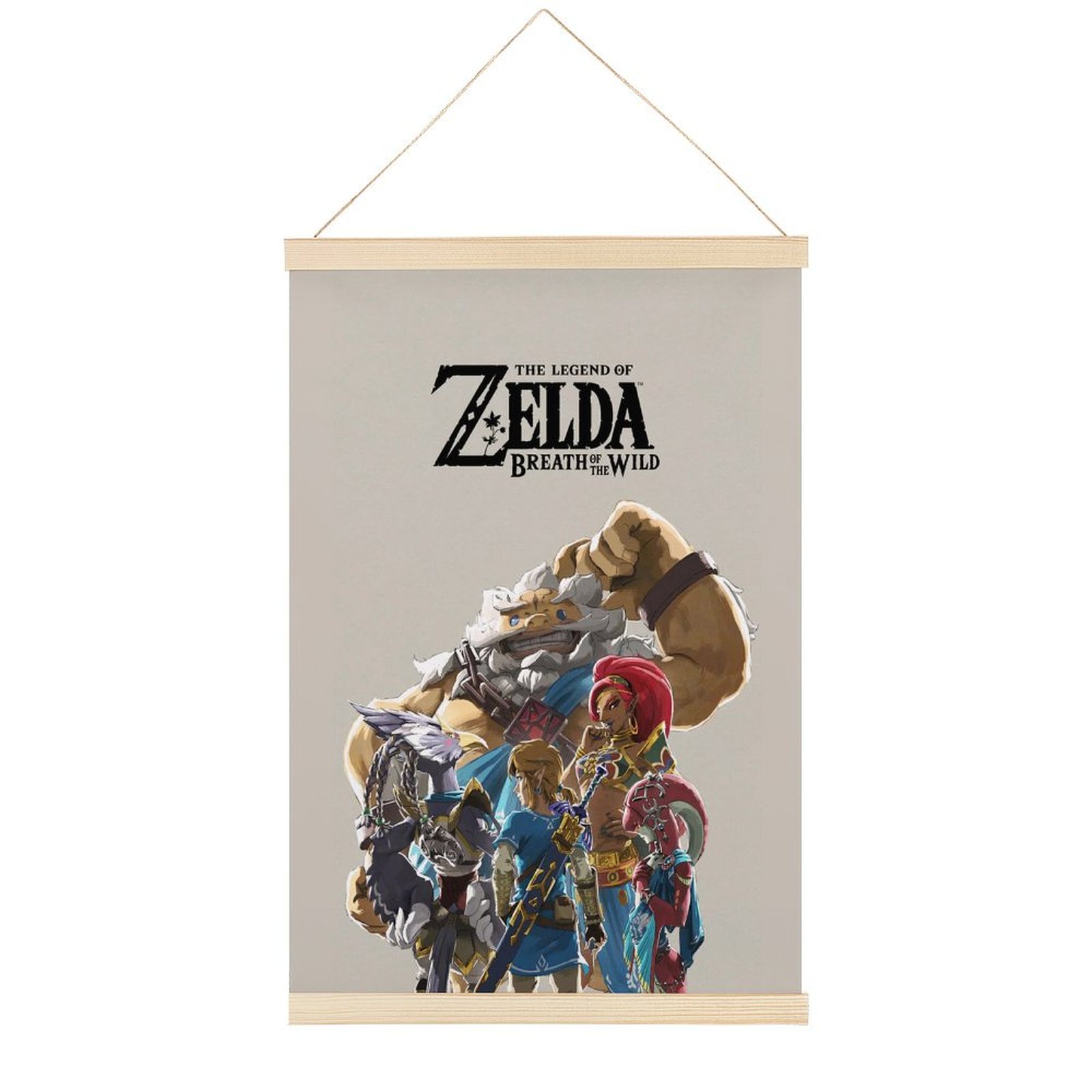 Legend Of Zelda Poster Wall Art Decor Hanging Paintings Wood Frame ...