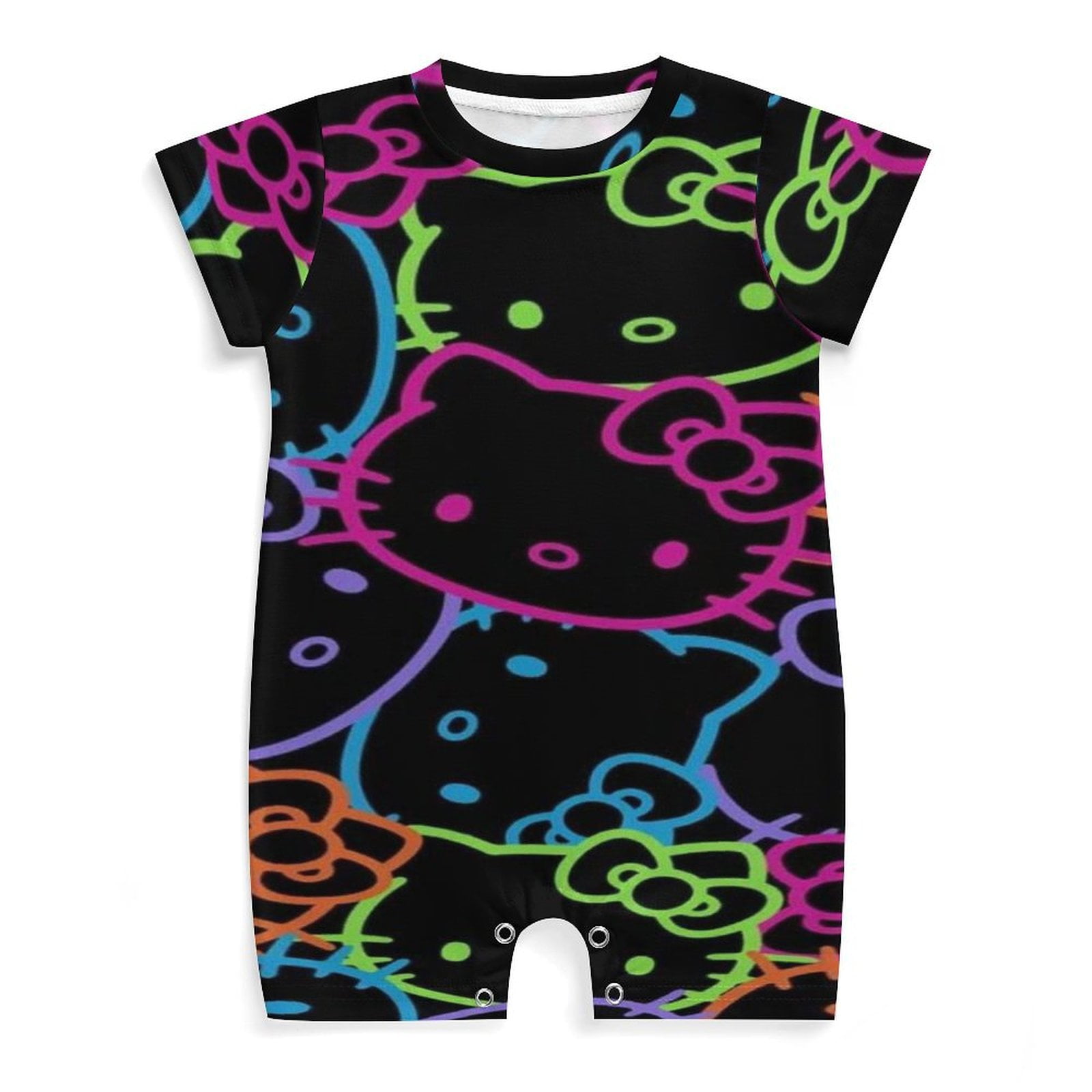 Hello Kitty Newborn Baby Romper Clothing Infant Short Sleeve Clothes ...