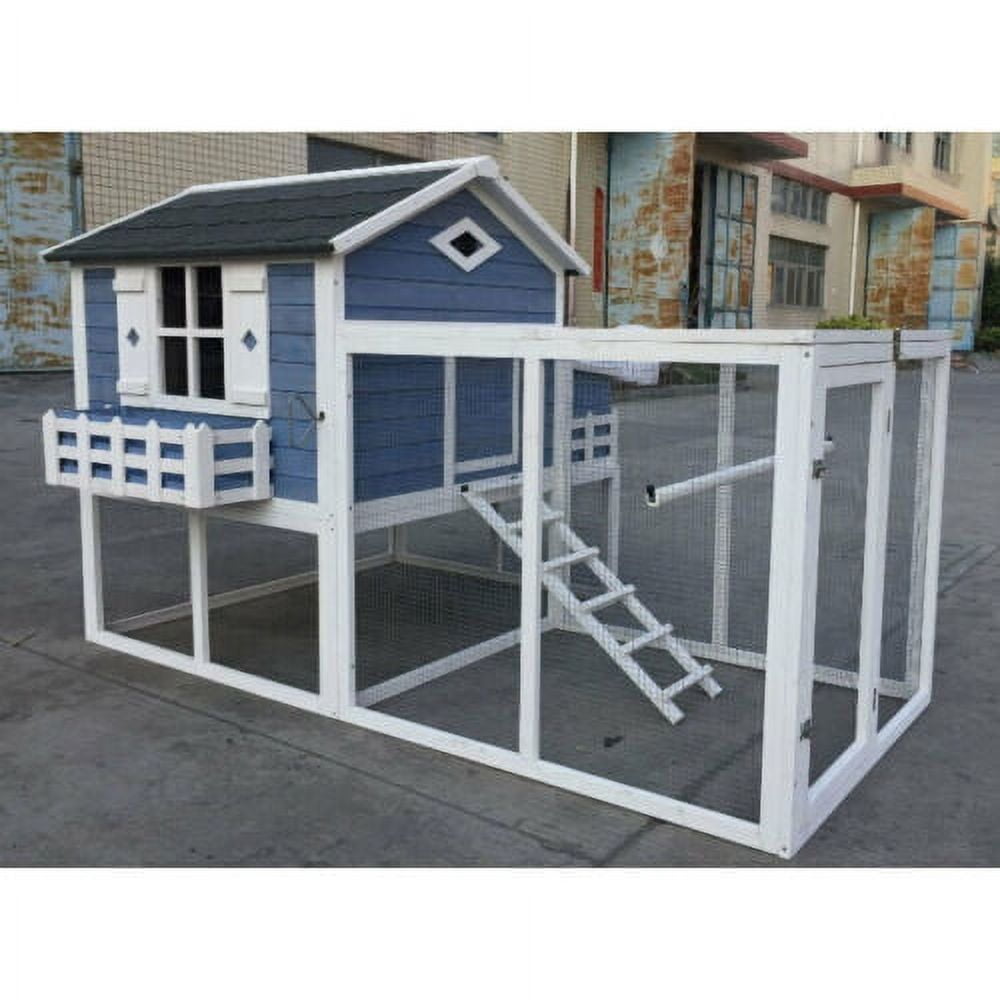 Seny Garden Window Large Chicken Coop Chook Pen Cage House Predator ...