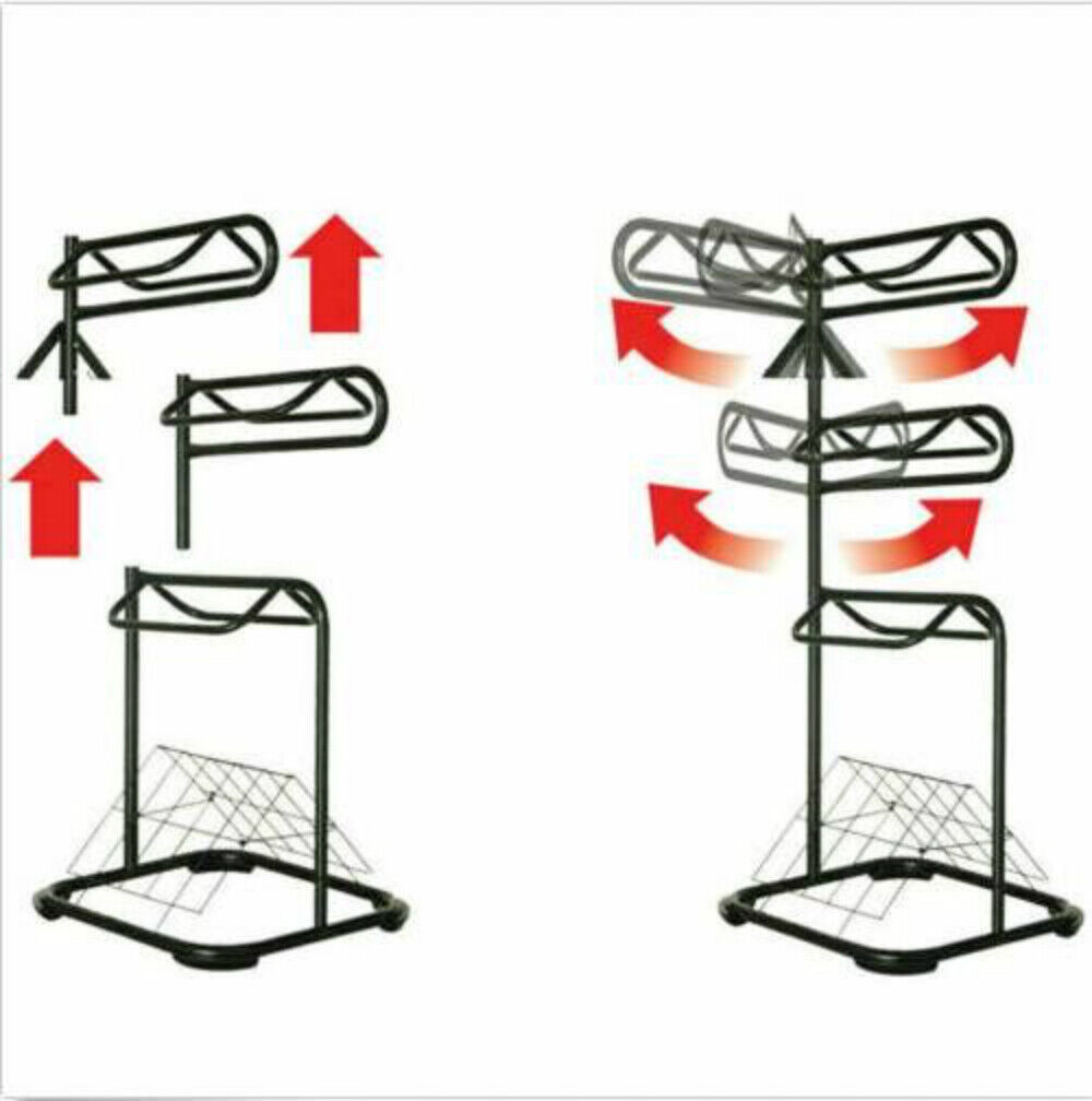 Seny Heavy Duty Three Tier Rotatable Saddle Rack H68.5 x W30 x D30 ...