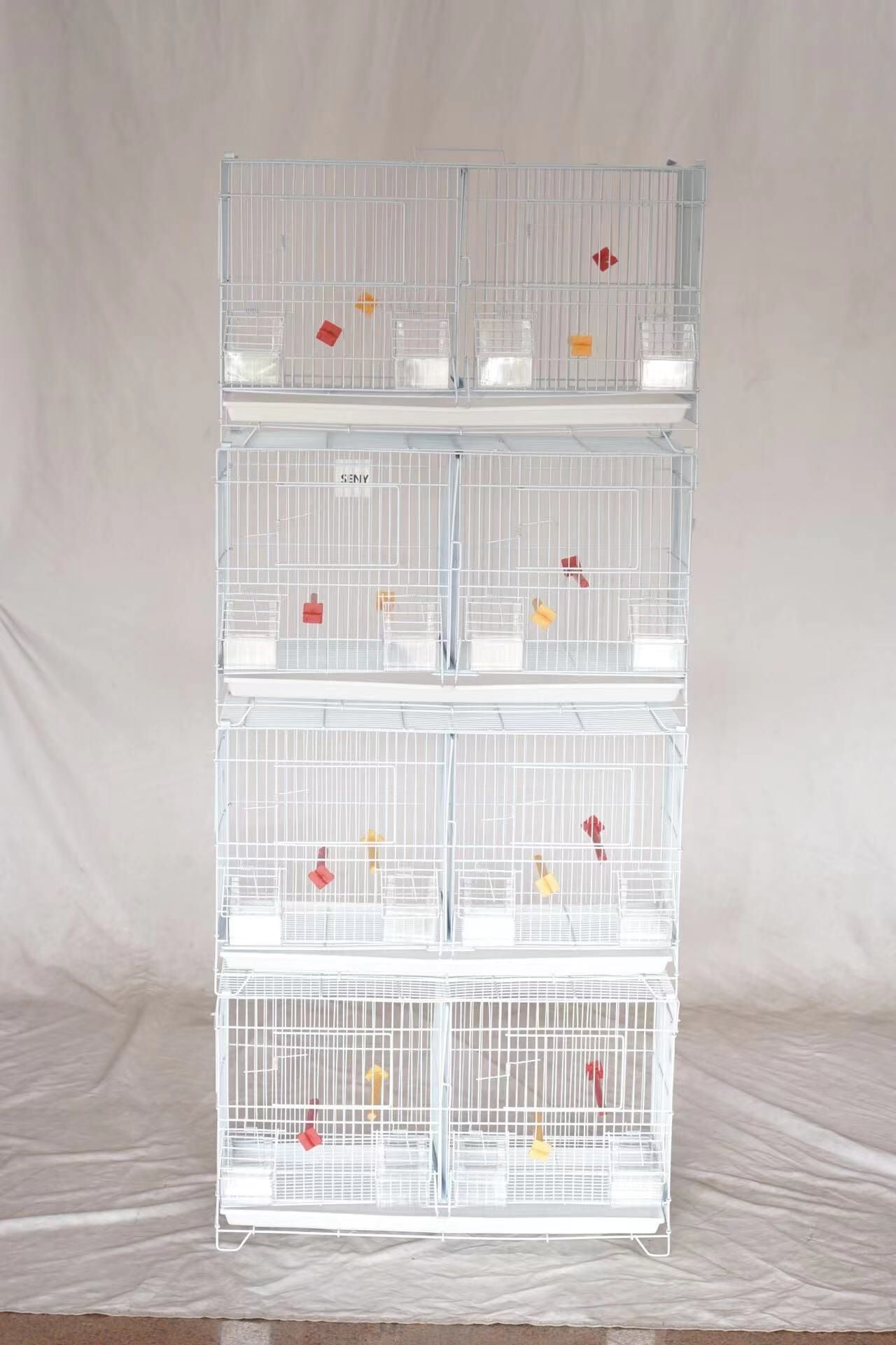 Seny Large Double Stack Set of 4 Breeding Bird Cage for Canary Finch ...