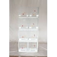 Seny Set of 4 Stackable Bird Cage for Canaries, Finches, Small Birds ...