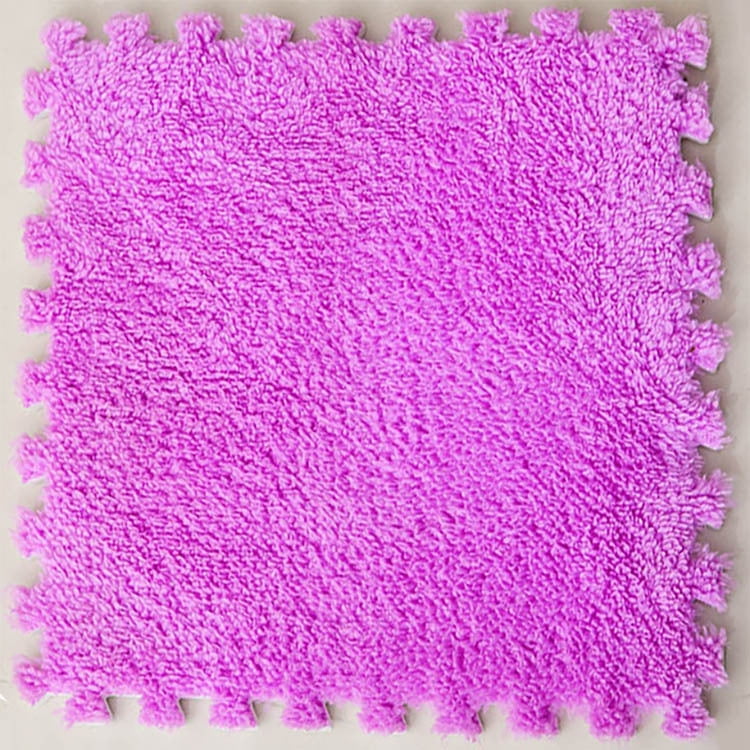 Senya Interlocking Carpet Shaggy Soft EVA Foam Mats Fluffy Area Rugs ...