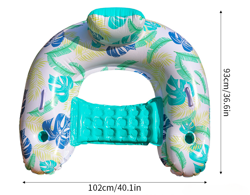 Senya Summer Swimming Pool Sofa，Spring Float Recliner Pool Lounger with ...