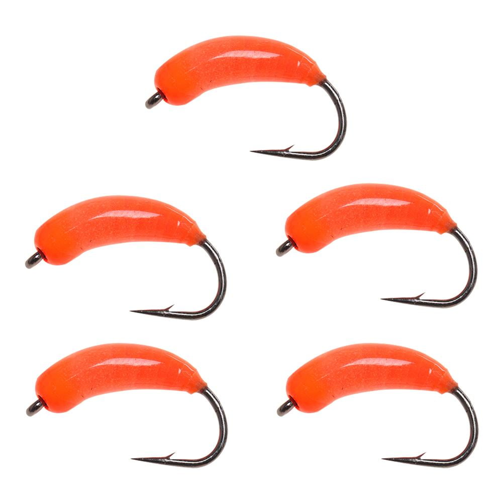 Senza 12 Earth Worm Fly Nymph Bugs For Trout Perch Bluegill Fishin g ...