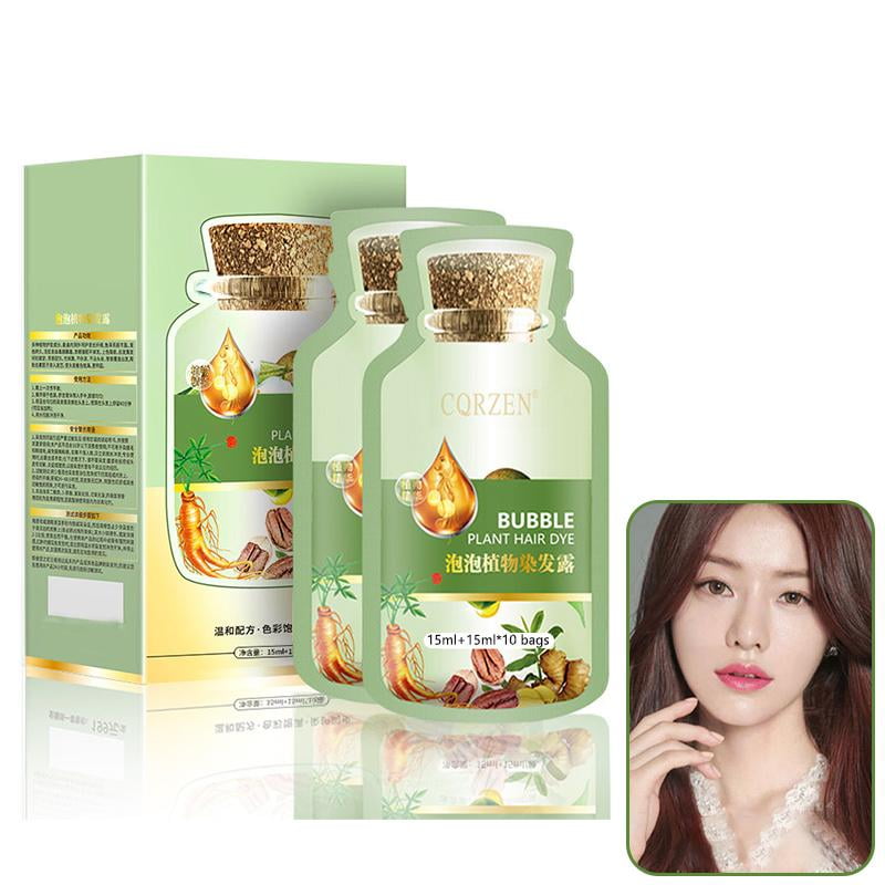 Senza Fretta Natural Plant Hair Dye Bubble New Botanical Based for Grey ...