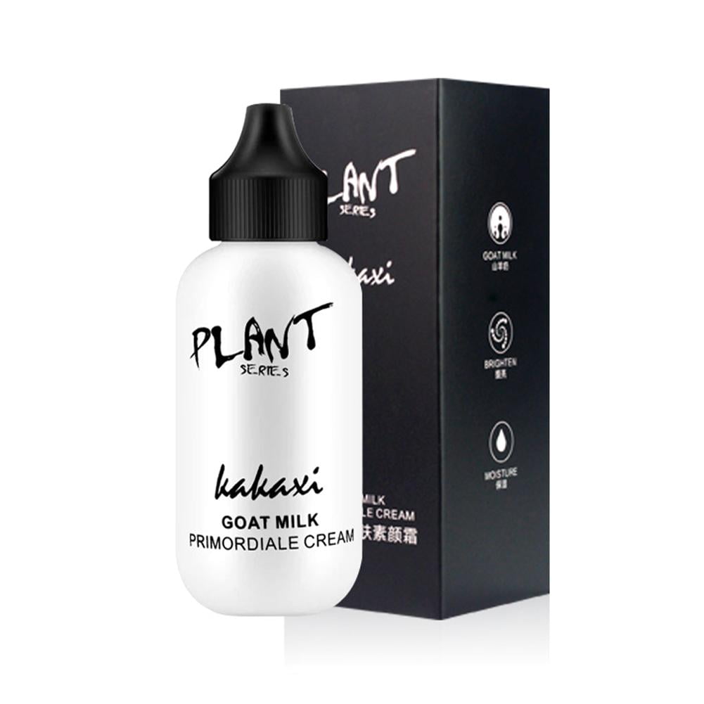 Senza Lazy Face Foundation Cream Goat Milk Revitalizing Full Coverage ...