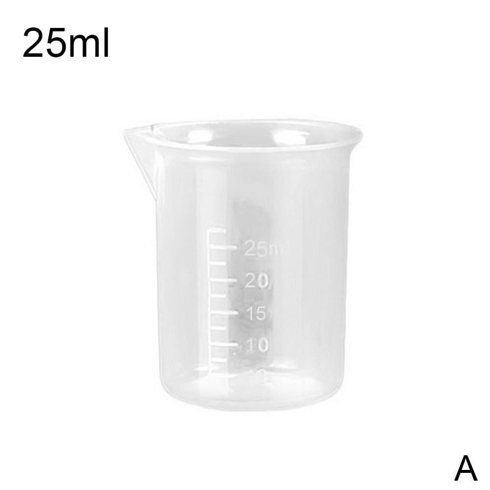 Senza_weeee Clear Plastic Graduated Measuring Beaker Capacity ...