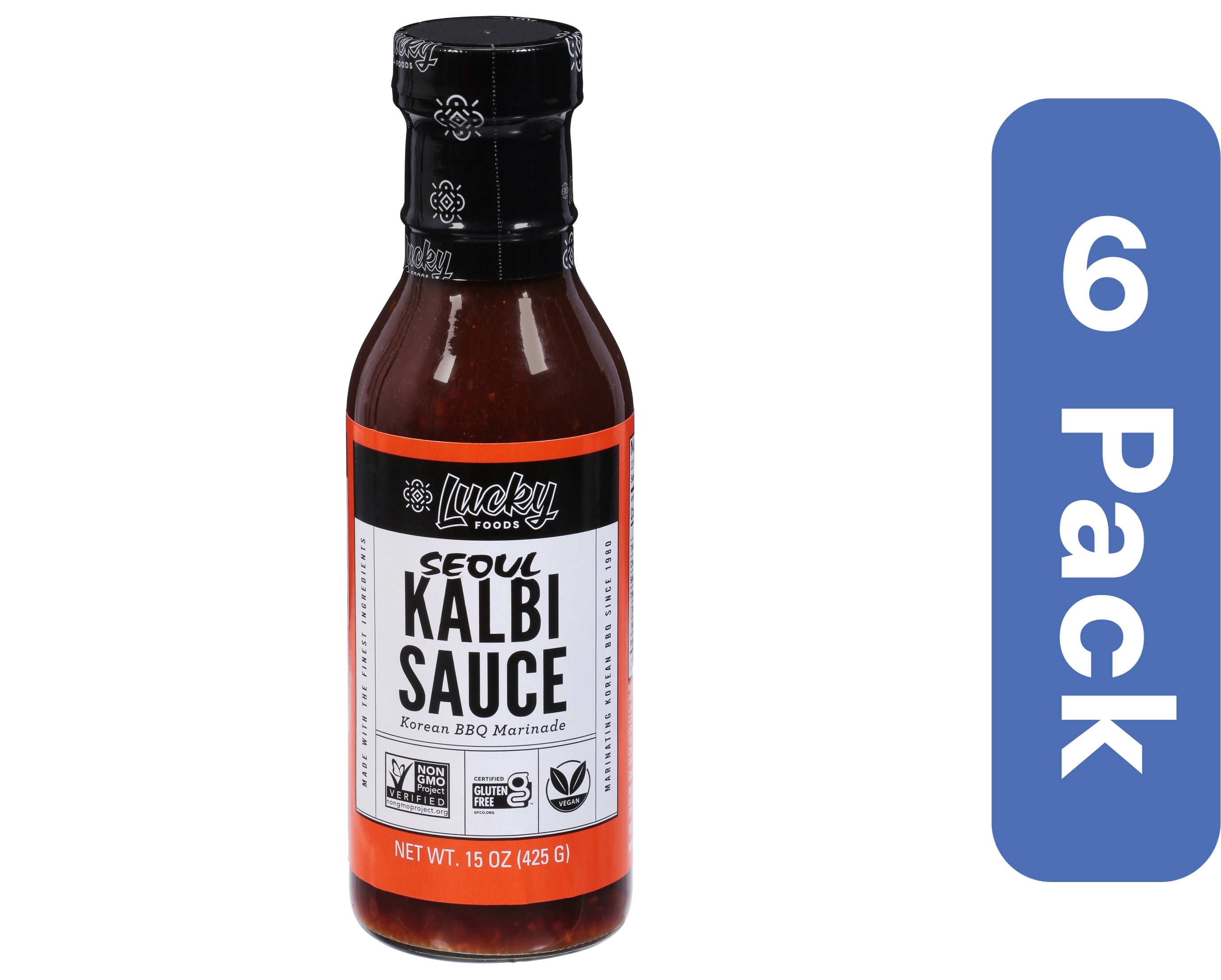 Seoul Kalbi Korean Barbeque Sauce 15 oz (Pack of 6) - Walmart.com