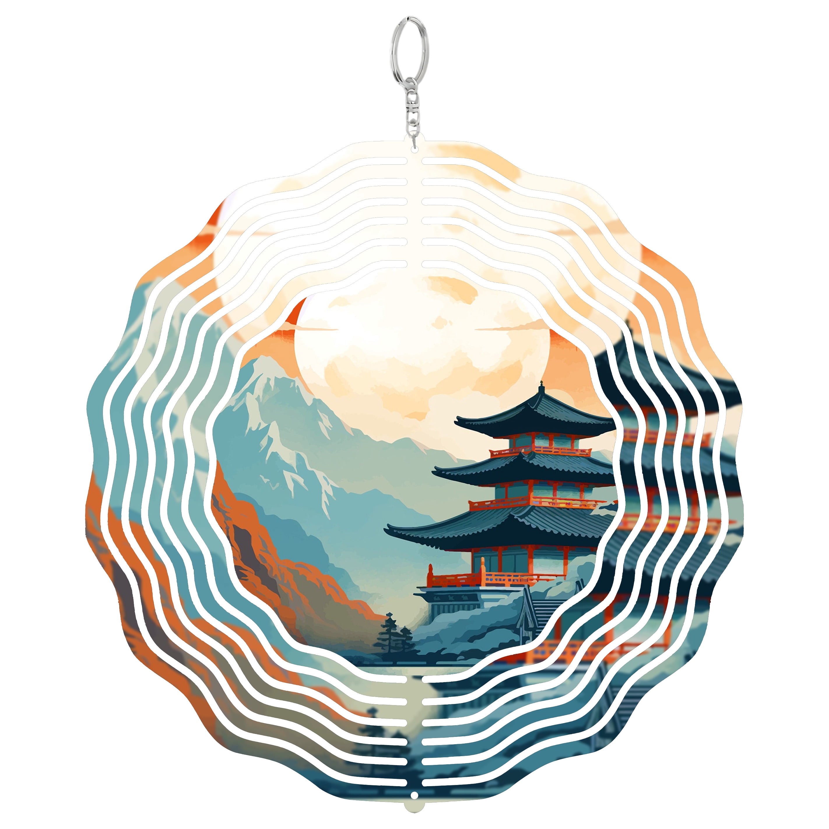 Seoul South Korea 3D Wind Spinner Kinetic Yard Art Garden Hanging Decor ...