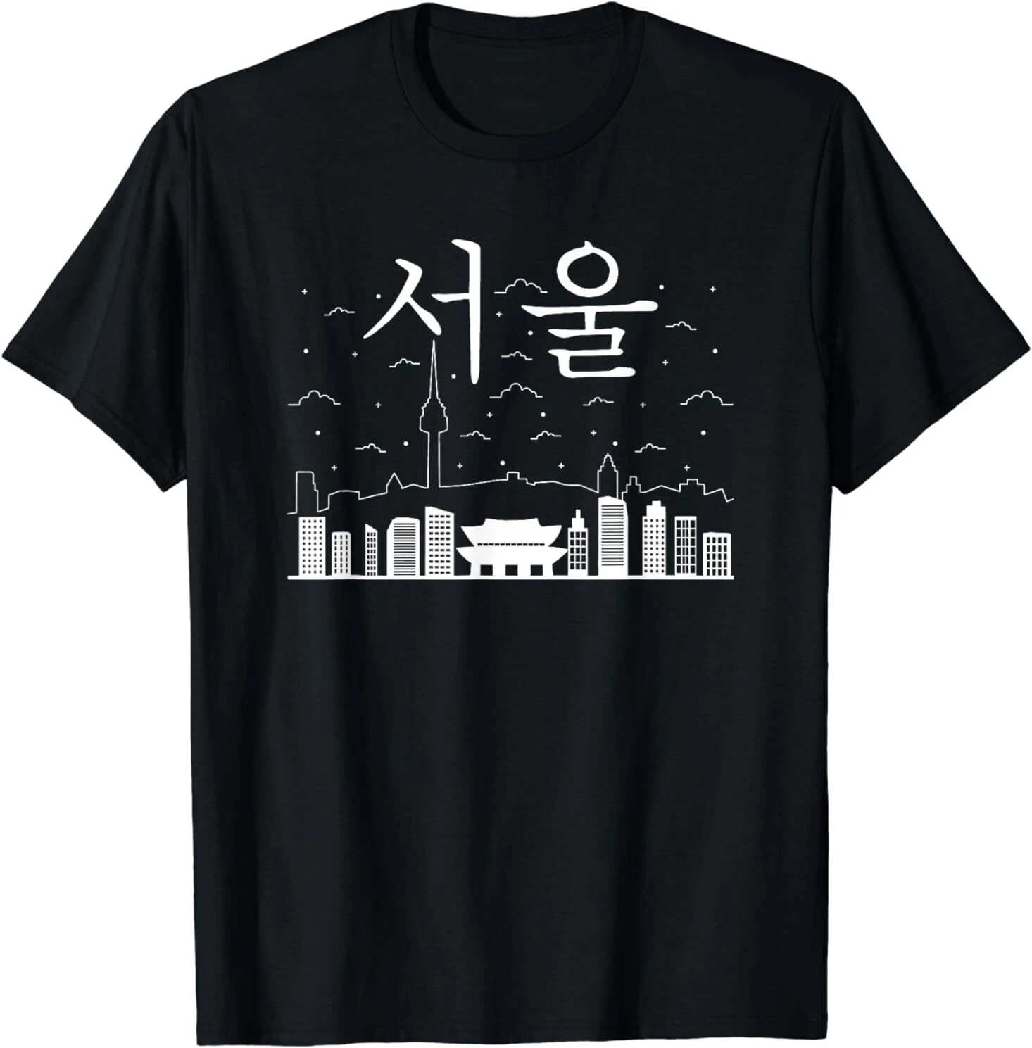 Seoul South Korea Capital Written In Korean Alphabet Hangul, Vintage T ...