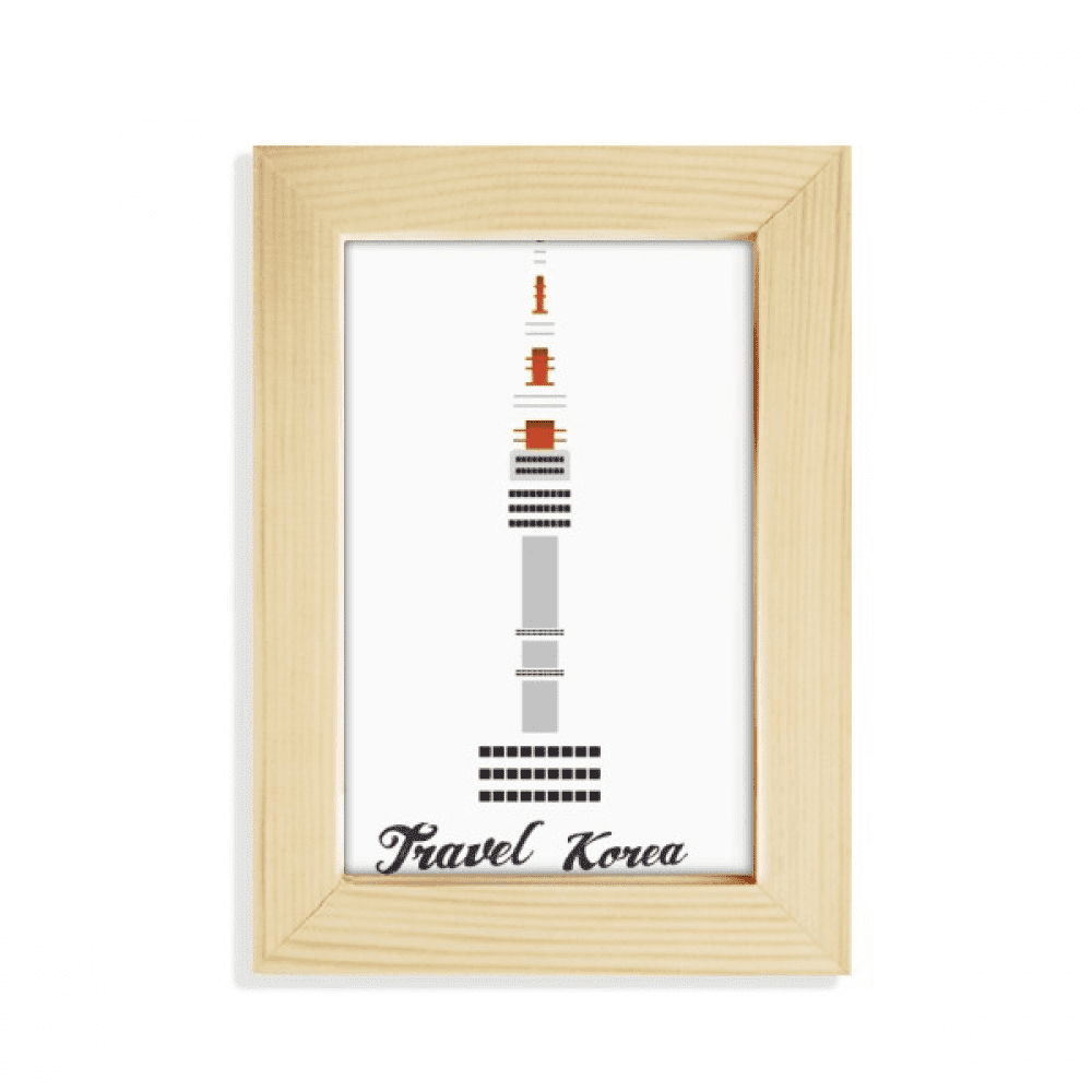 Seoul Tower in Korea Desktop Display Photo Frame Picture Art Painting ...