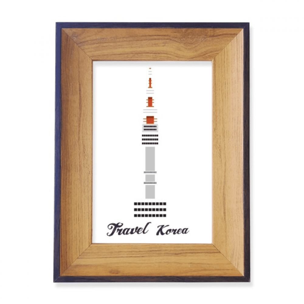 Seoul Tower in Korea Photo Frame Exhibition Display Art Desktop ...