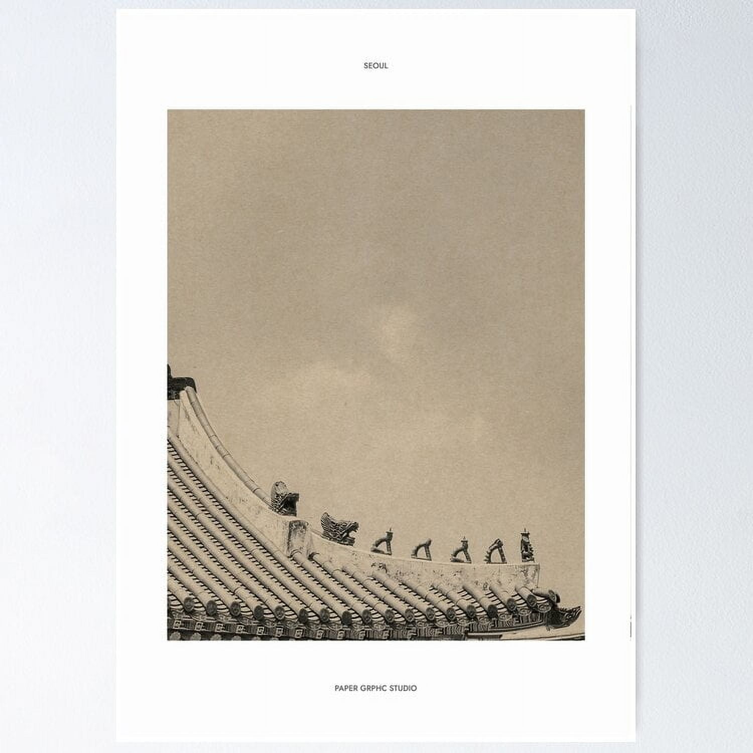 Seoul print, Korea travel poster, Coordinates wall art South Korea wall ...