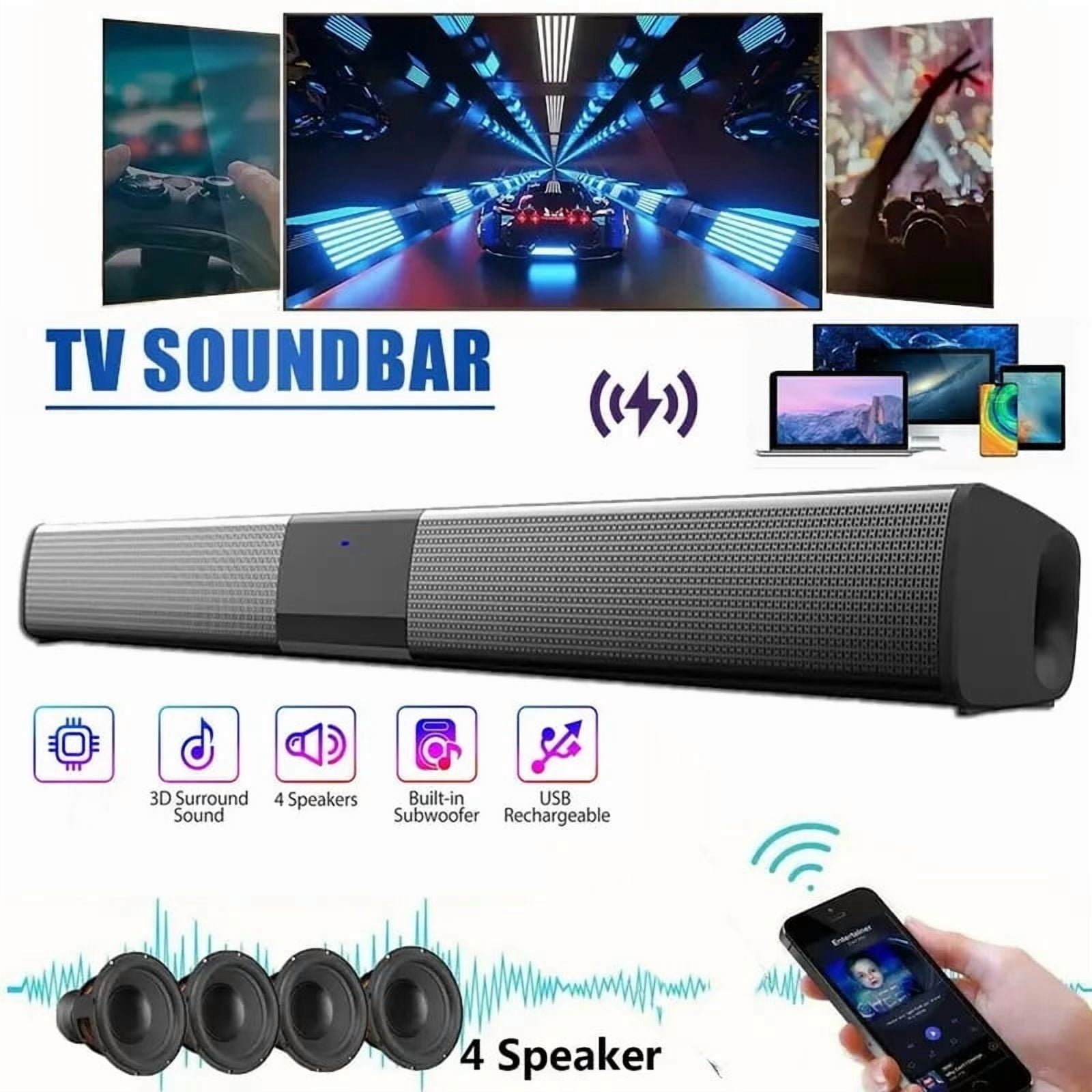 Separable All-in-One Home Theater Sound Bar, Surround Sound System TV ...