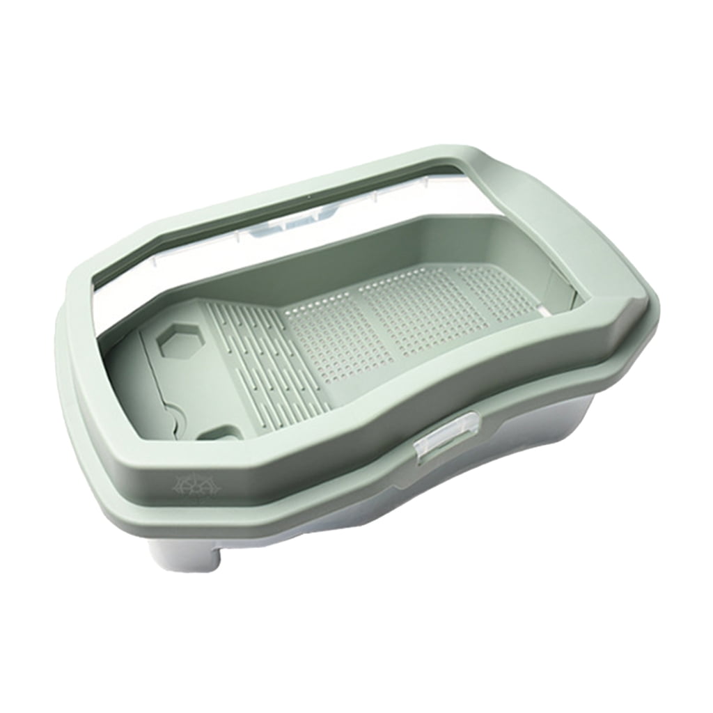 Separable Turtle Tank Terrarium with Basking Platform Plastic Turtle ...