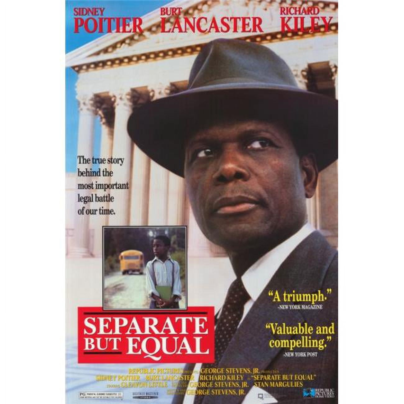Separate But Equal Movie Poster - 27 x 40 in. - Walmart.com