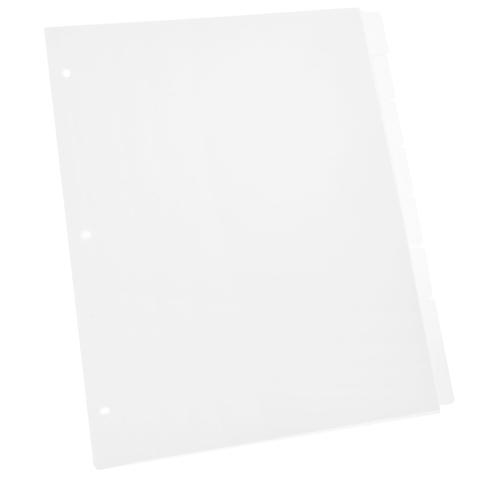 Separate Loose-leaf Book Binder Separators with Tabs 3 Rings Dividers ...
