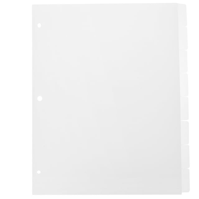 Separate Loose-leaf Book Divider Tabs Note Pads Binder Dividers ...