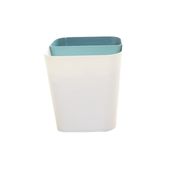 Separate Rubbish Bin Plastic Resin Tableside Trash Can Square Waste ...