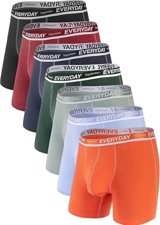 Separatec Cotton Dual Pouch Men's Underwear 7 Pack - Walmart.com