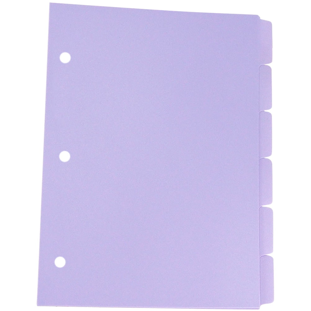 Separator Page 8 Pcs Plastic Binder Dividers Clips Tabs for Binders ...