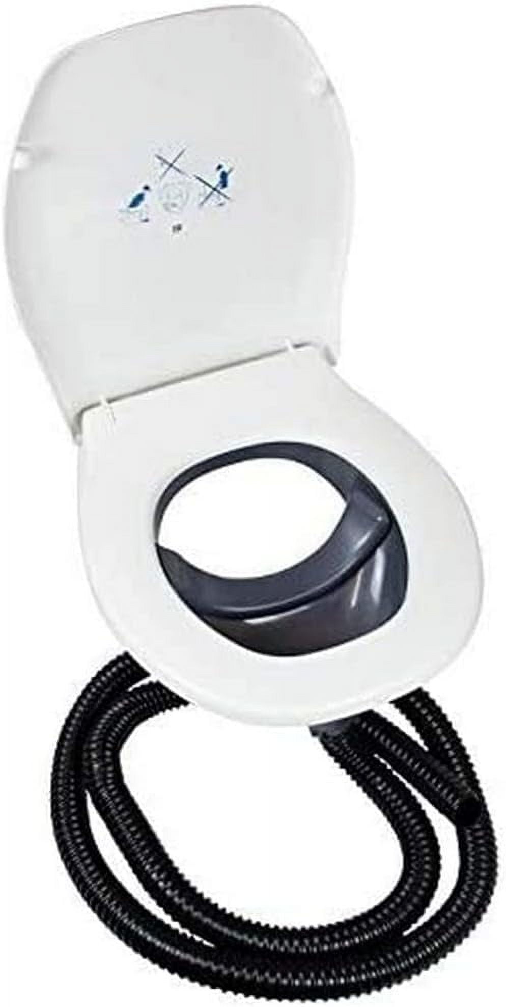Separett Privy Urine-Separating Toilet Seat Kit | Grey Bowl | Hinged ...