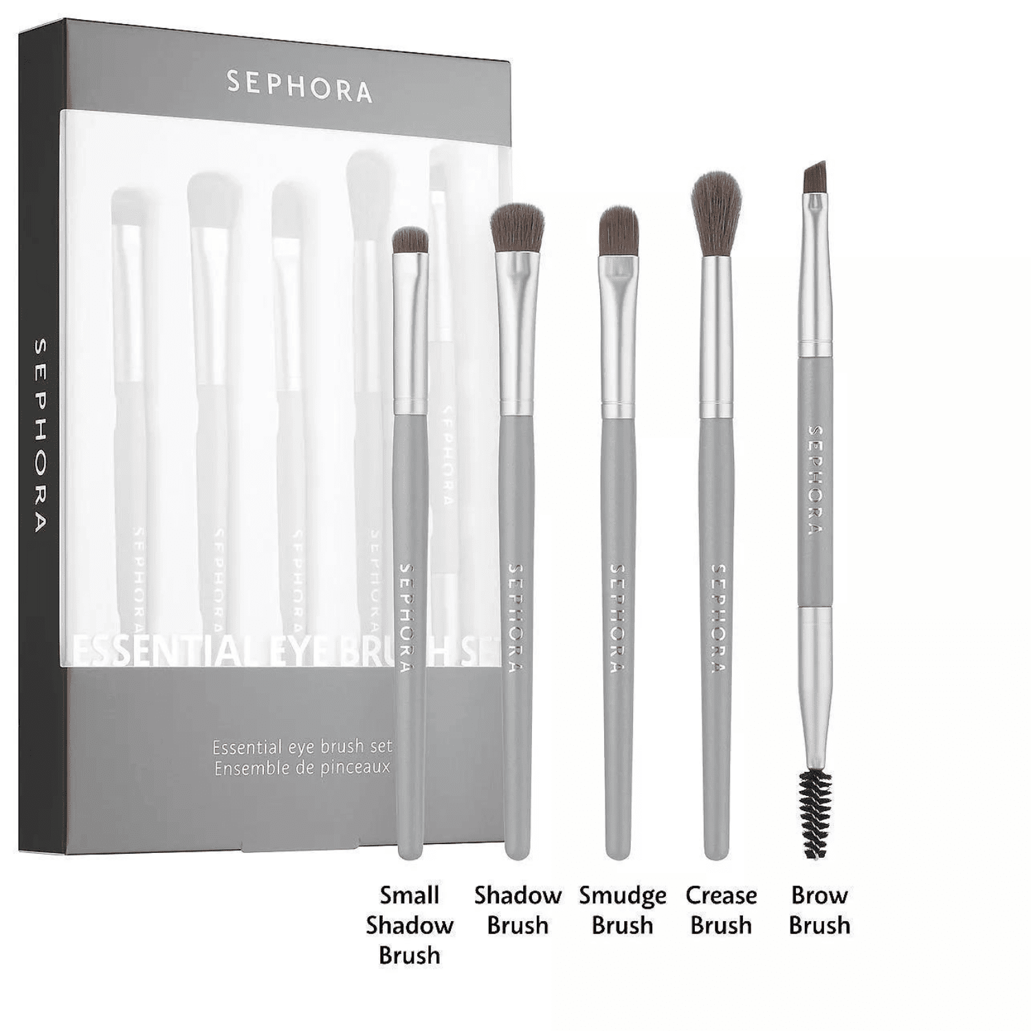 Sephora Essential Eye Brush Set - Walmart.com