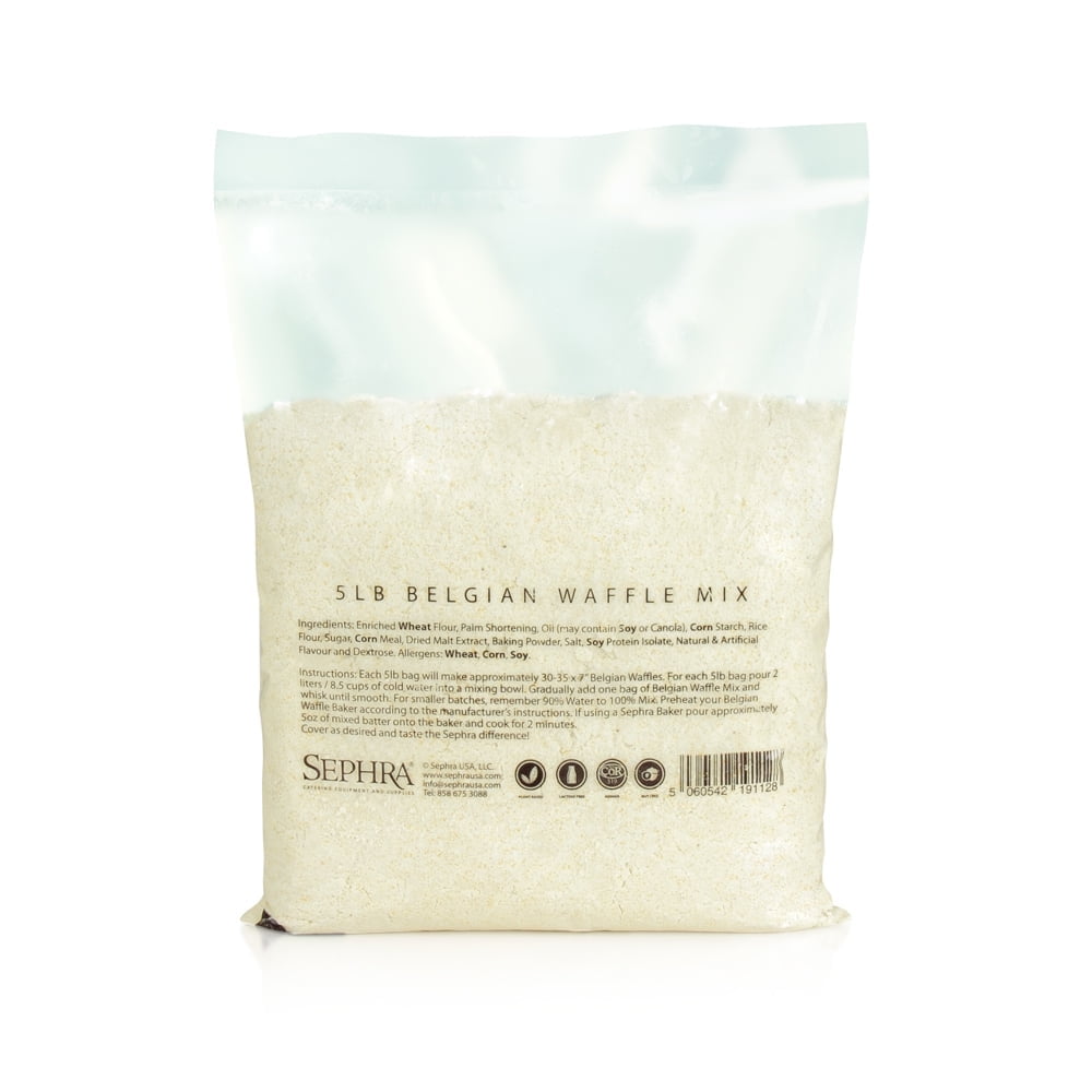 Sephra Belgian Waffle Mix - 5lb Bag - Walmart.com