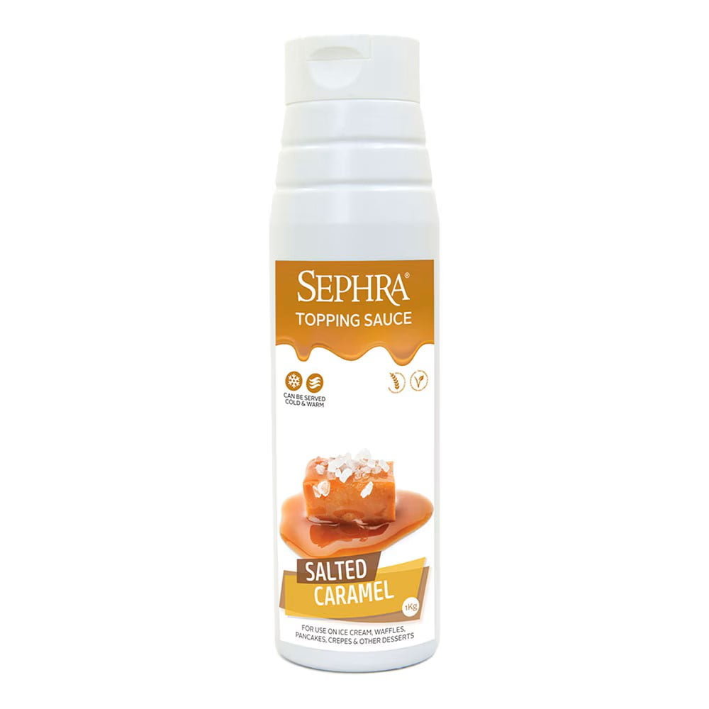 Sephra Salted Caramel Topping Sauce 2.2lb, for Desserts & Beverages ...