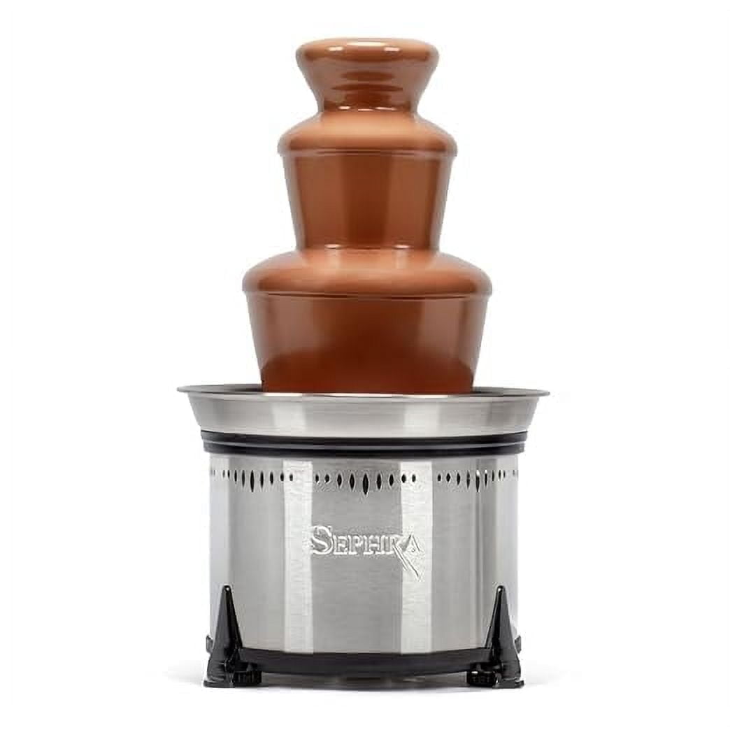 Sephra Classic Large 18" Home Chocolate Fountain, Fast Setup, Stainless ...