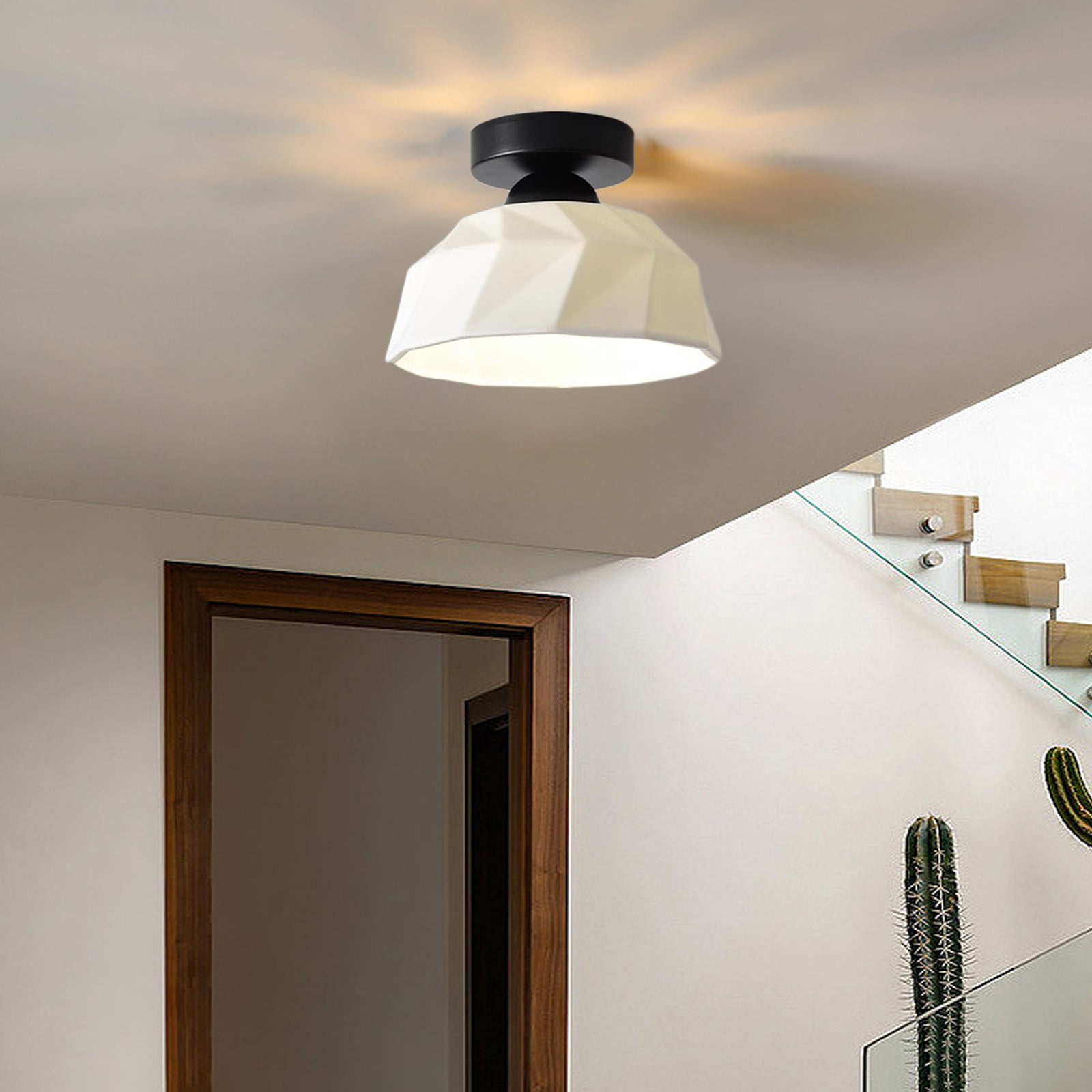 Seplovoe Corridor Light, White Ceramic Cover, High Brightness Lens ...