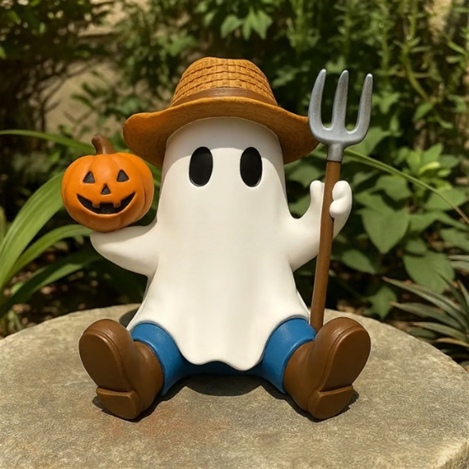Seplovoe Halloween Ghost Statue Ornament, Whimsical Figurine for Any ...