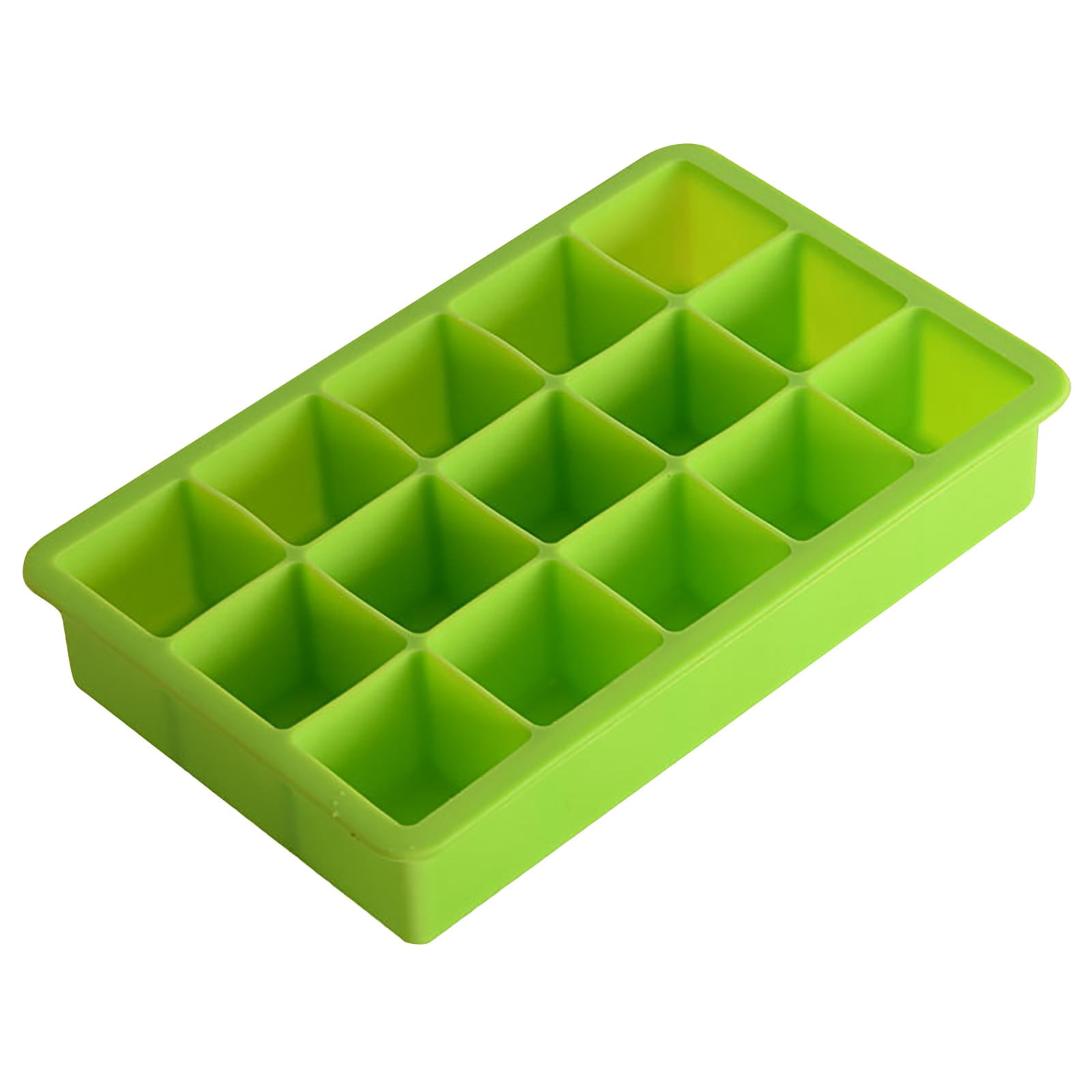 Seplovoe Ice Maker Tray, 15-Block Ice Storage Container with Lid, Food ...