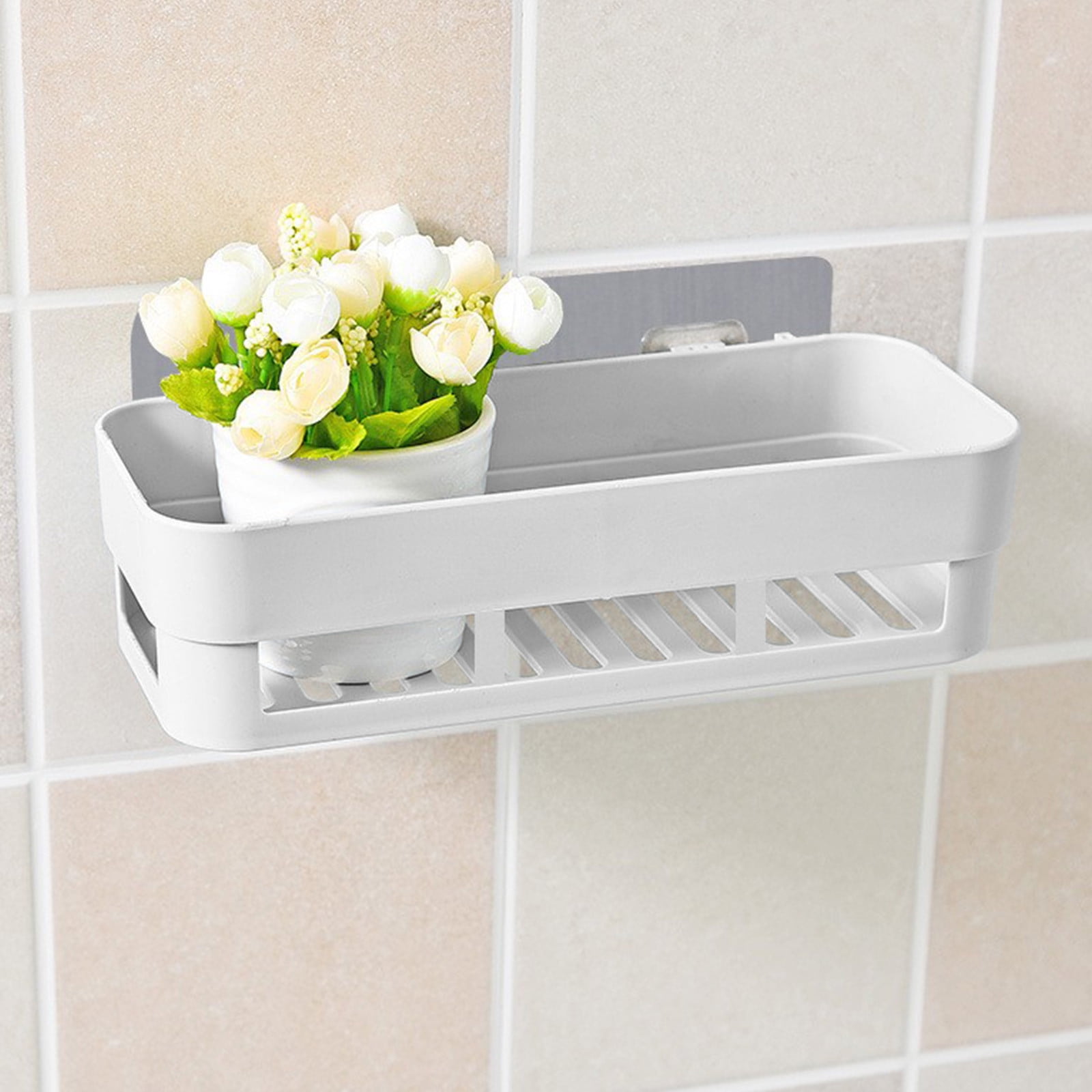 Seplovoe Multifunctional Wall Shelf, Abs Bathroom Storage Organizer ...