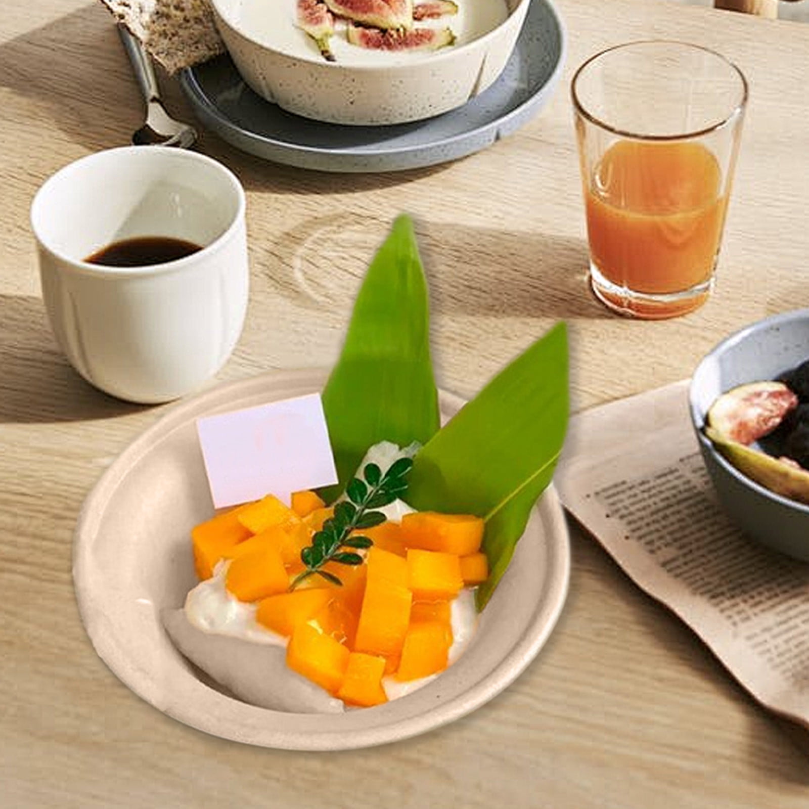 Seplovoe Paper Bowl, Disposable Shaved Ice Bowl, Eco-Friendly, Leak ...