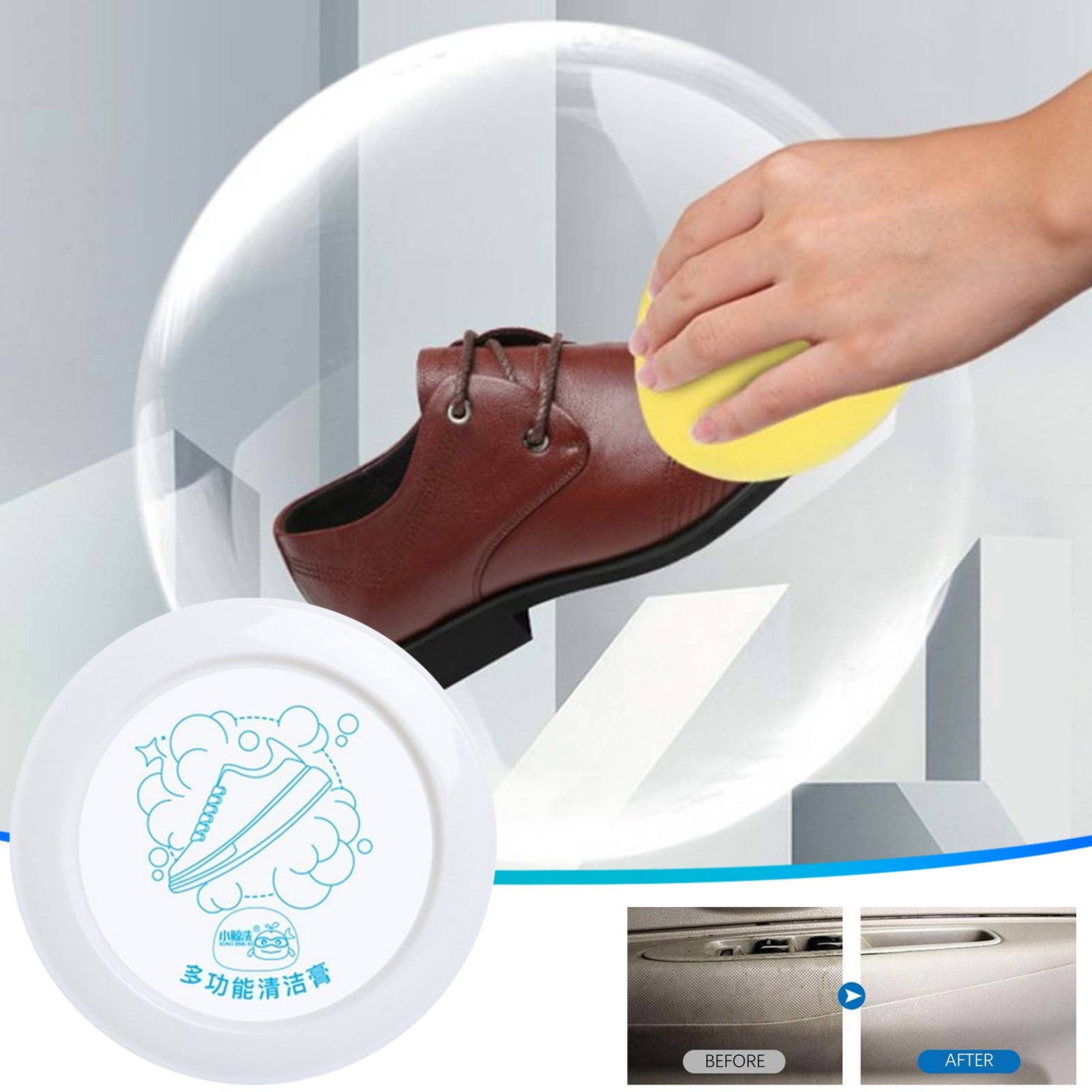 Seplovoe Shoe Cleaning Cream, Multifunctional Stain Remover, No Water ...
