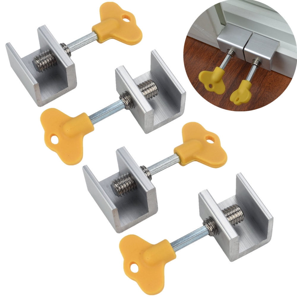 Seplovoe Sliding Window Locks, 4-Piece Aluminum Alloy Security Set ...