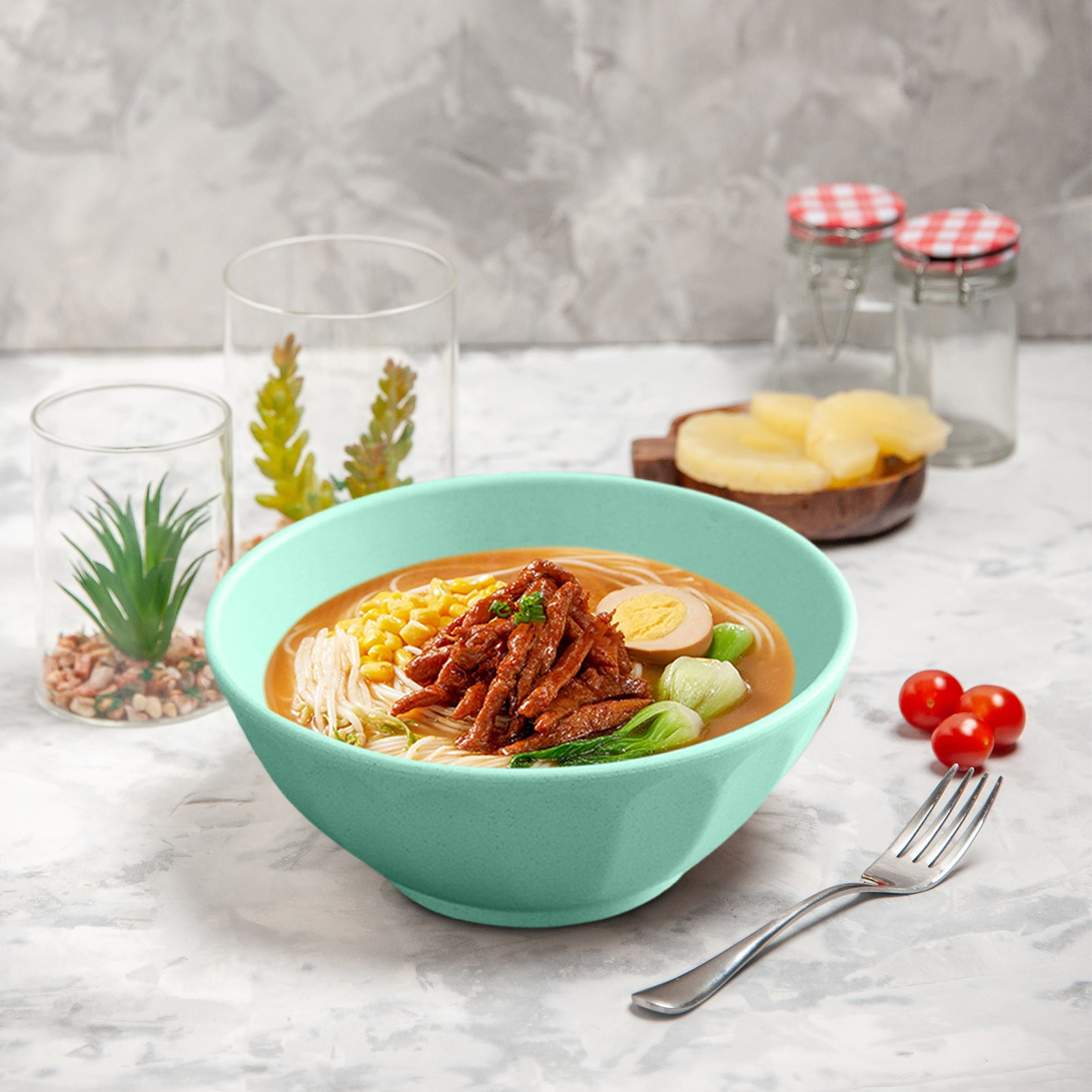 Seplovoe Straw Soup Bowl, Easy to Clean and Carry, Sustainable Material ...