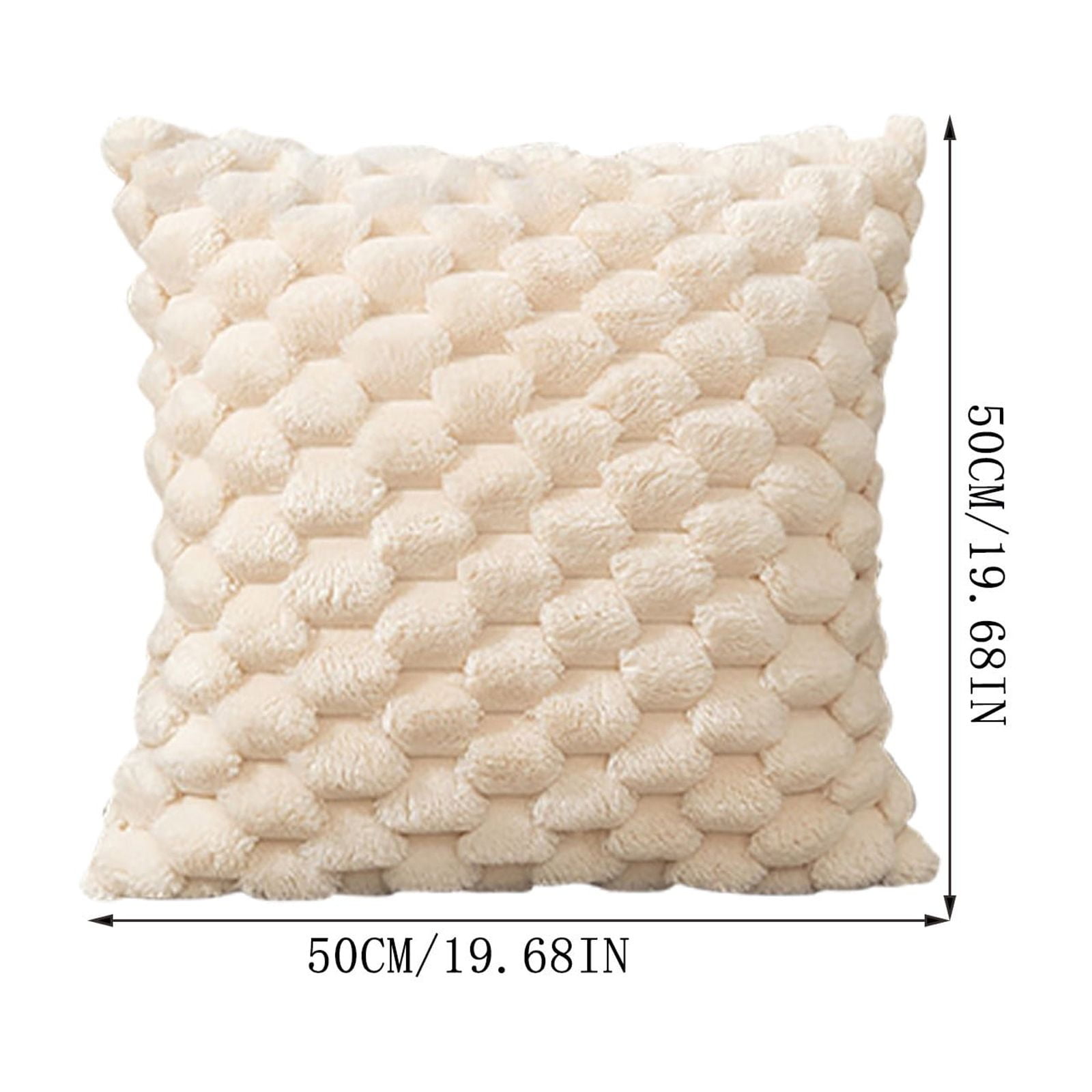 Seplovoe Weaving Snowflake Velvet Pillow, Hidden Zipper Plan, Soft and ...
