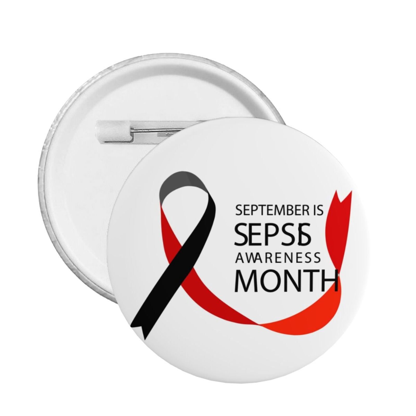 Sepsis Awareness Month Circular Button Fashion Badge Decoration ...