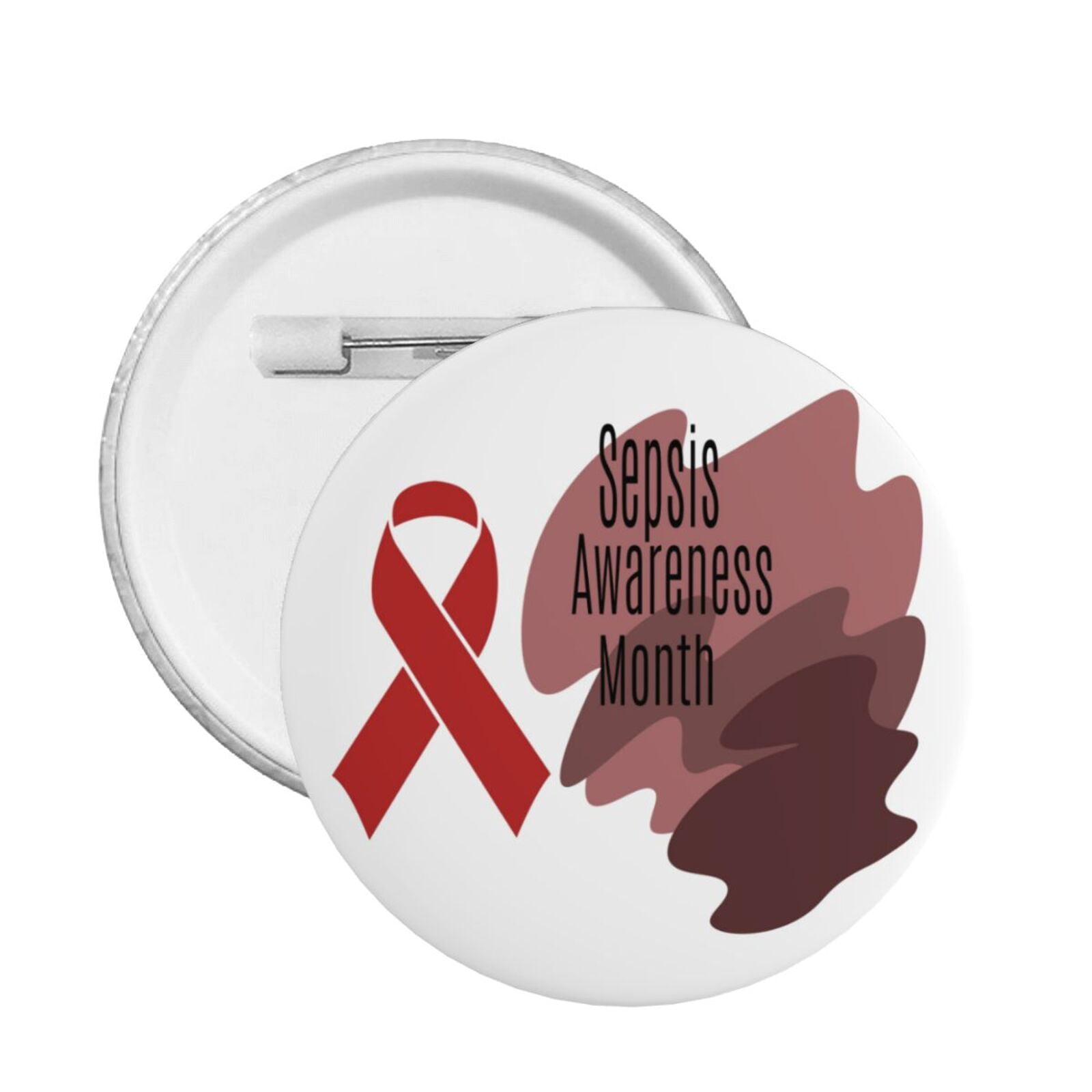 Sepsis Awareness Month Circular Button Fashion Badge Decoration ...