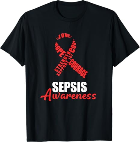 Sepsis Awareness Support Warrior Survivor Support T-Shirt - Walmart.com