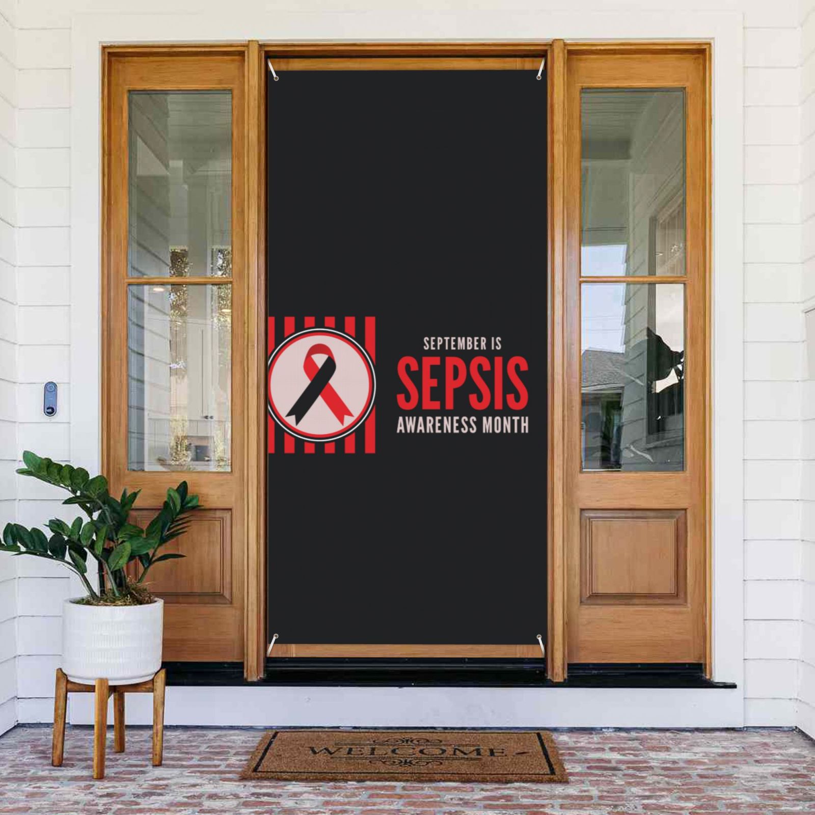 September Is Sepsis Awareness Month Door Cover Decoration Backdrop ...
