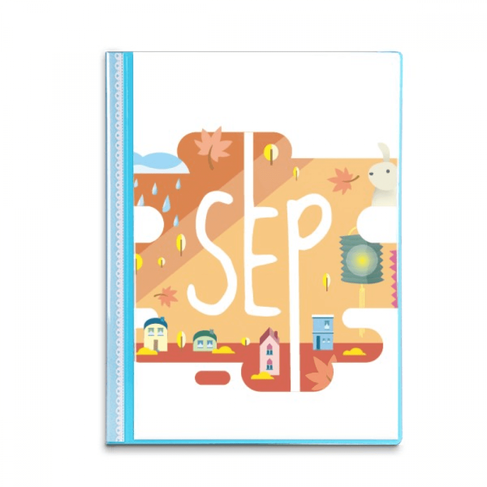 September Month Season Illustration Book Sheet Protectors Portfolio ...